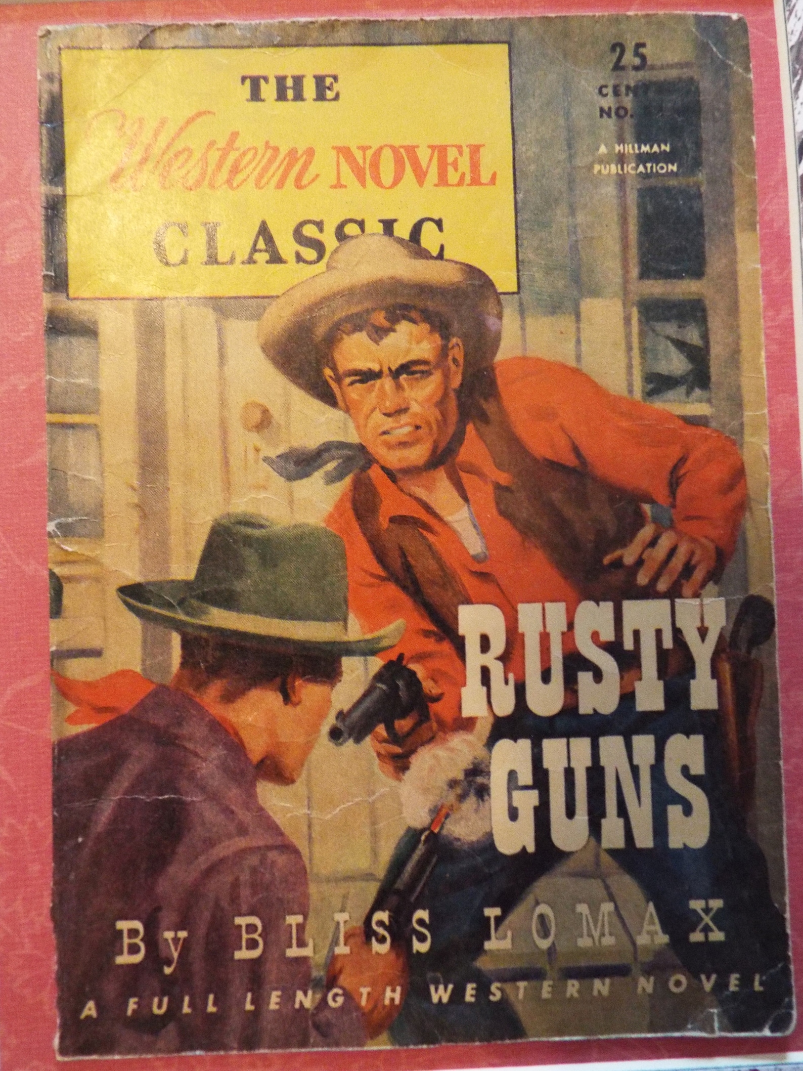 Vintage Western Cowboy Book Covers Matted for Framing - Etsy
