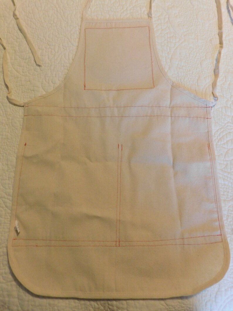 Vintage Styled Canvas Christmas Apron Christmas Aprons Cooking - Etsy