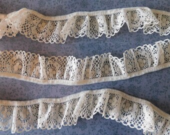 Gathered Lace - Etsy