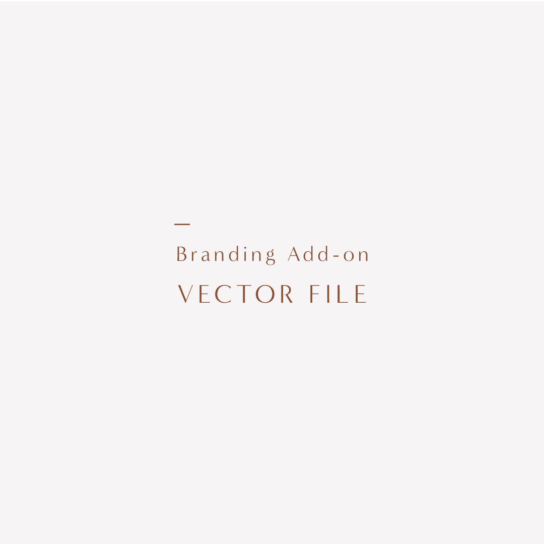 Vector File Add-on Vector File Custom Logo Premade Logo - Etsy