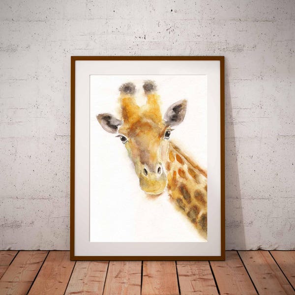 Giraffe Poster - Etsy