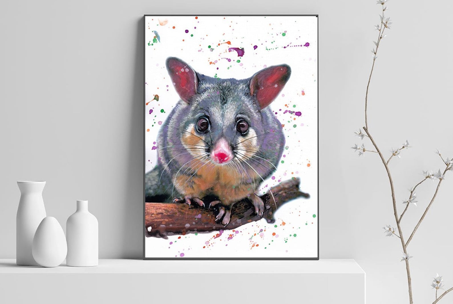 POSSUM Print Home Décor Possum Poster Animal Print - Etsy