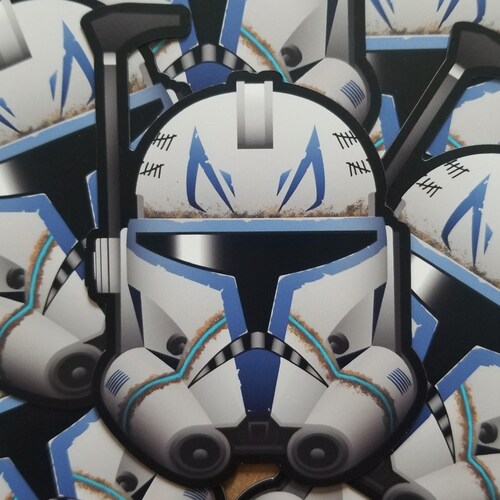Star Wars Captain Rex Clone Trooper Decal 2.75x3 - Etsy
