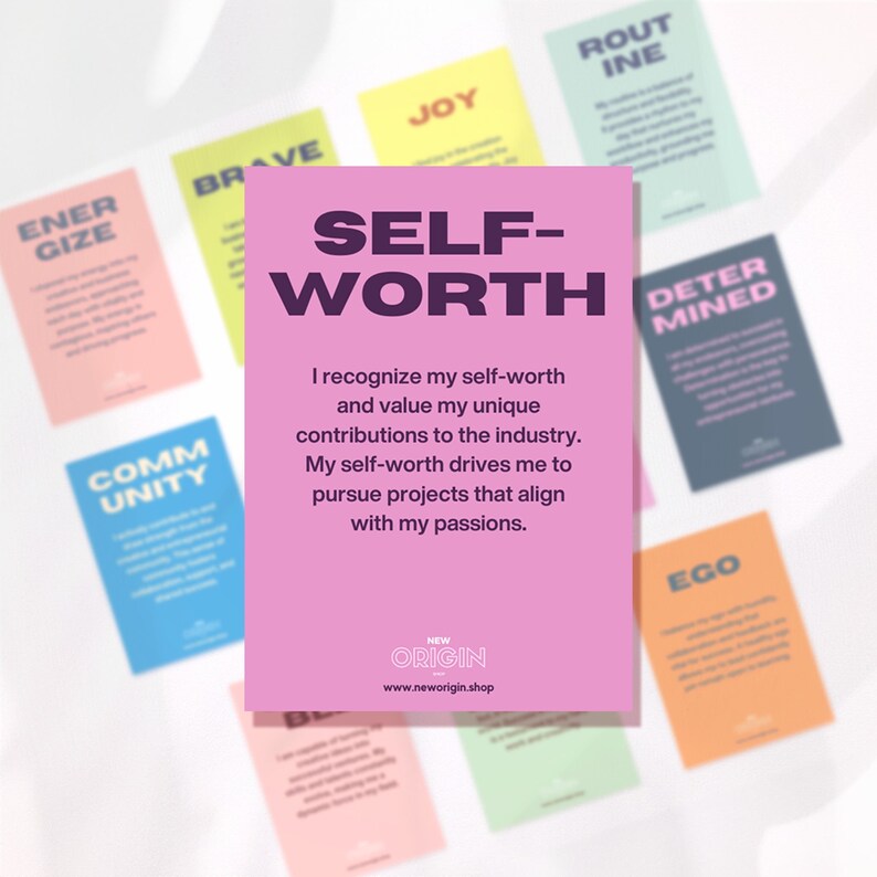 Empowerment Echoes Affirmations - Digital Card Deck - Etsy
