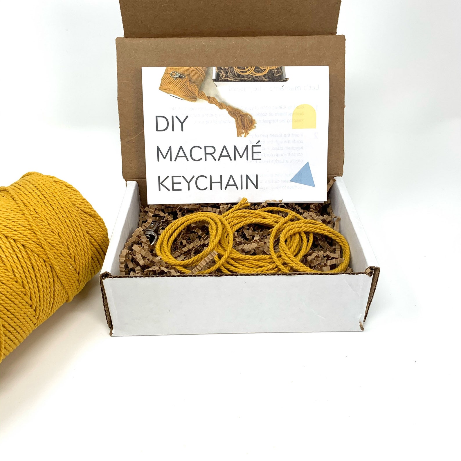 DIY Macrame Keychain Kit | Etsy