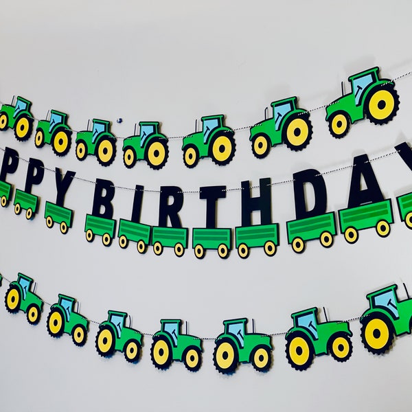 Tractor Banner - Etsy