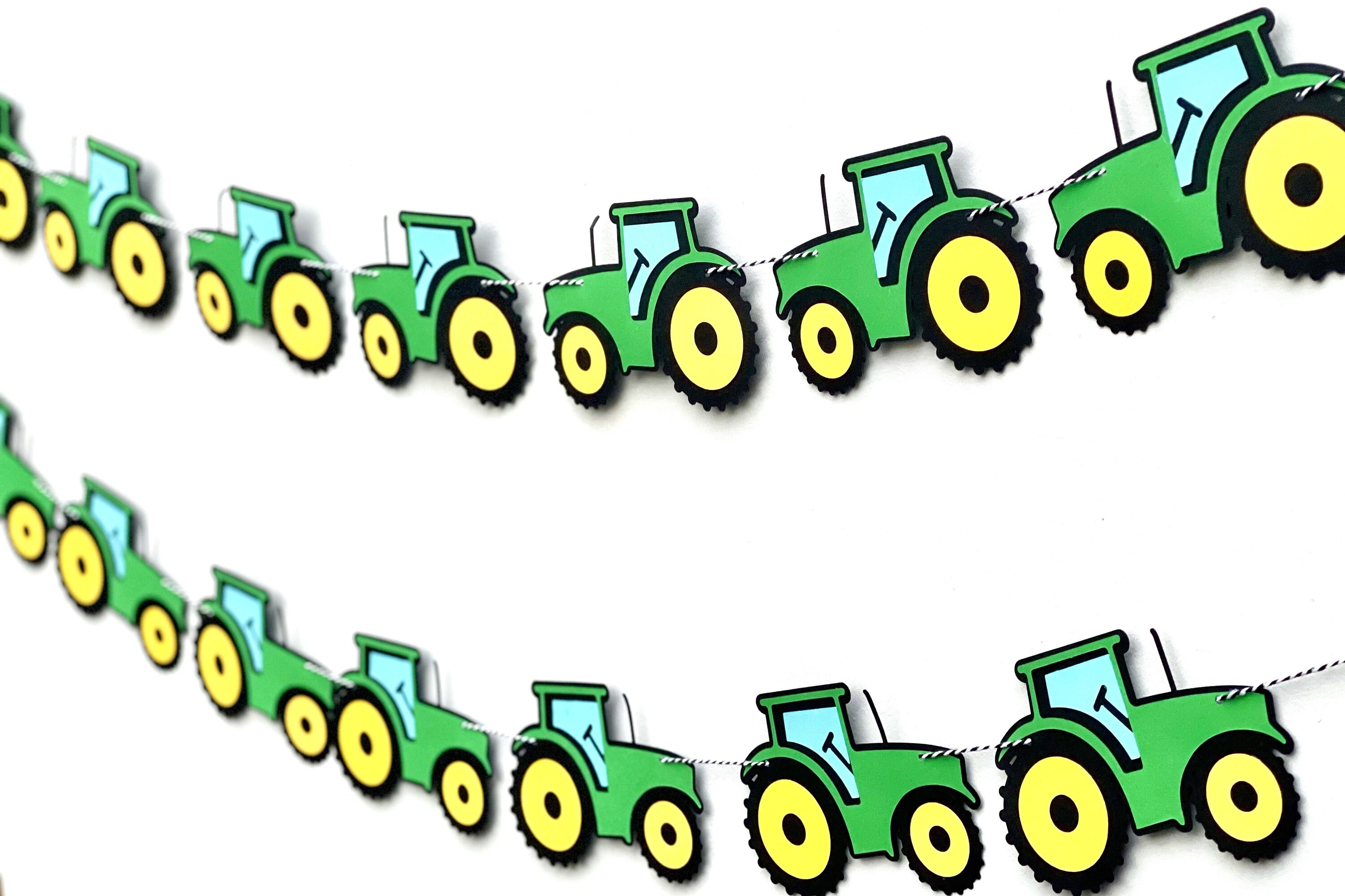 Tractor Birthday Banner | Etsy