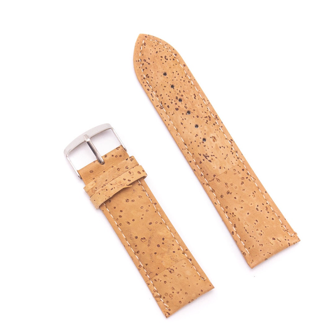 Natural Cork Watch Strap With PU Leather 14/16/18/20/22/24mm - Etsy