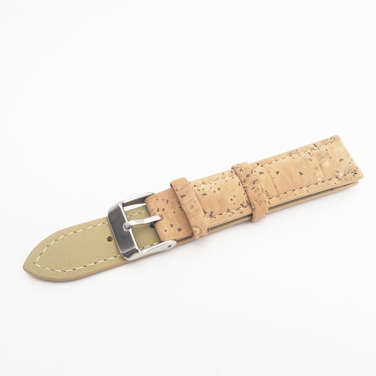 Natural Cork Watch Strap With PU Leather 14/16/18/20/22/24mm - Etsy