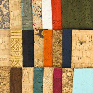 Cork Fabric Colors - Etsy