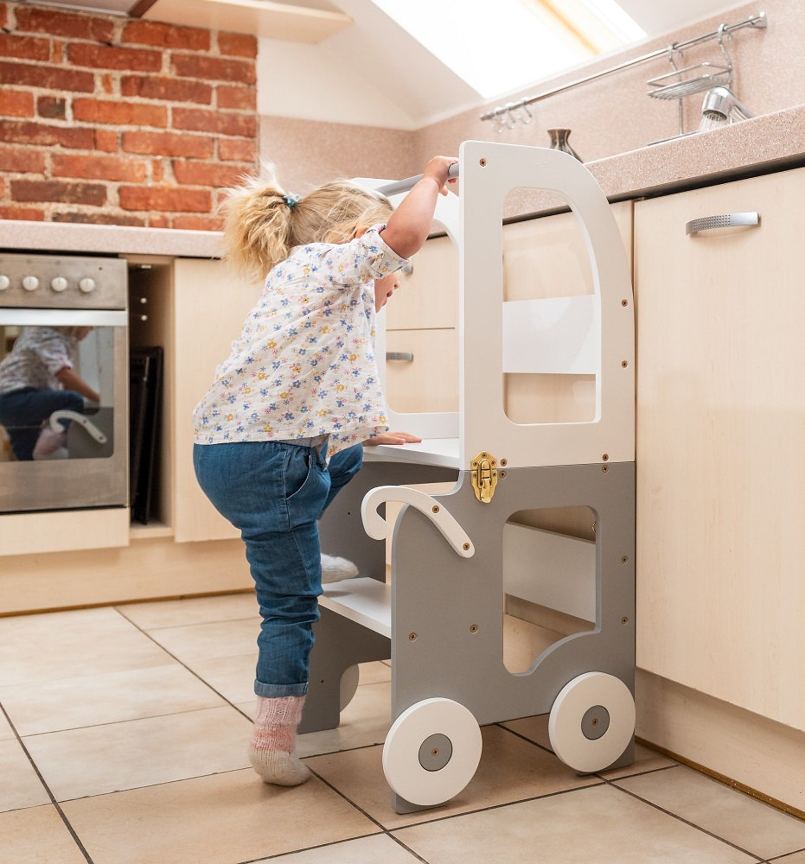 Little Princes Kitchen Step Stool for Toddler/table and Stool - Etsy