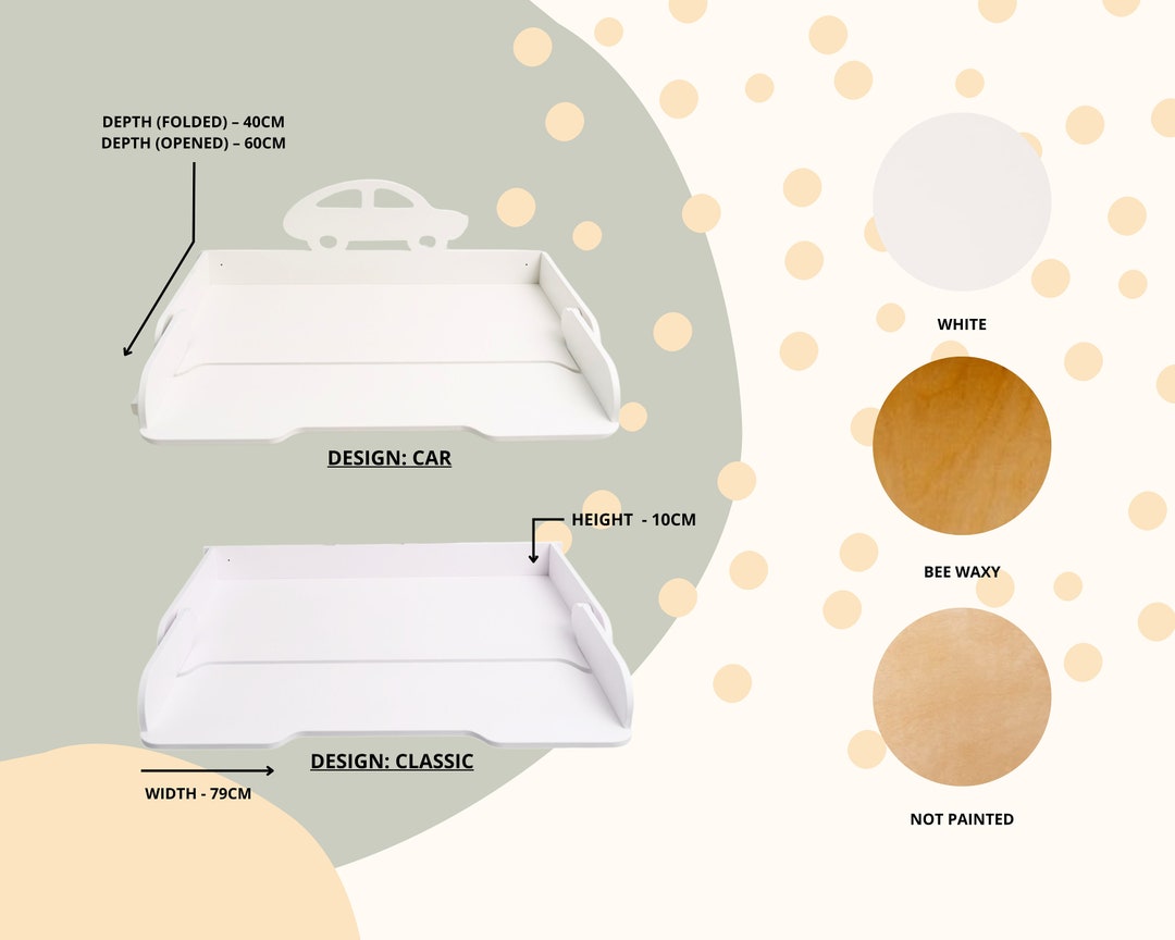 Custom Wooden Change Table Topper, Modern Baby Changing Table Top - Etsy