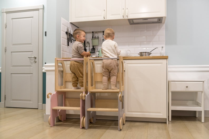 Little Princes Kitchen Step Stool for Toddler/table and Stool - Etsy