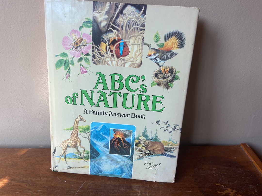 Vintage Nature Book, Abc's of Nature, A Family Answer Book, Vintage ...