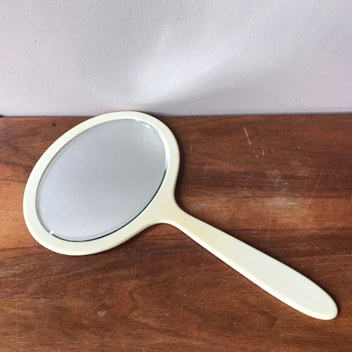 Large Hand Mirror Vintage Celluloid Hand Mirror Vintage - Etsy