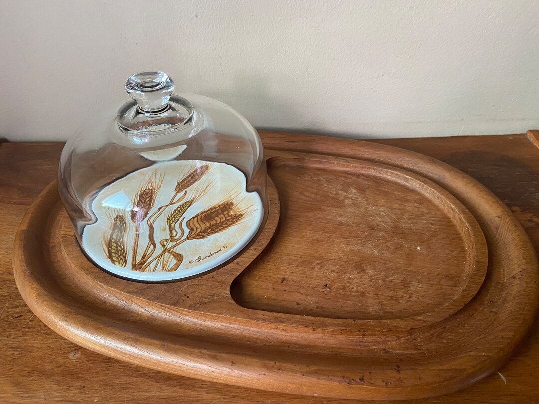 70’s Serving Tray, Vintage Good Wood Cheese Tray, Teakwood Serving Tray ...