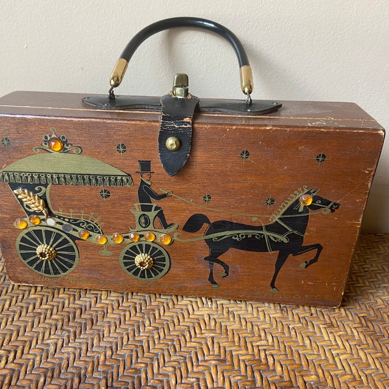 Vintage Box Purse - Etsy