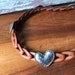 Vintage Lariat Belt, Leather Silver Braided Belt, Brown Ladies Belt ...