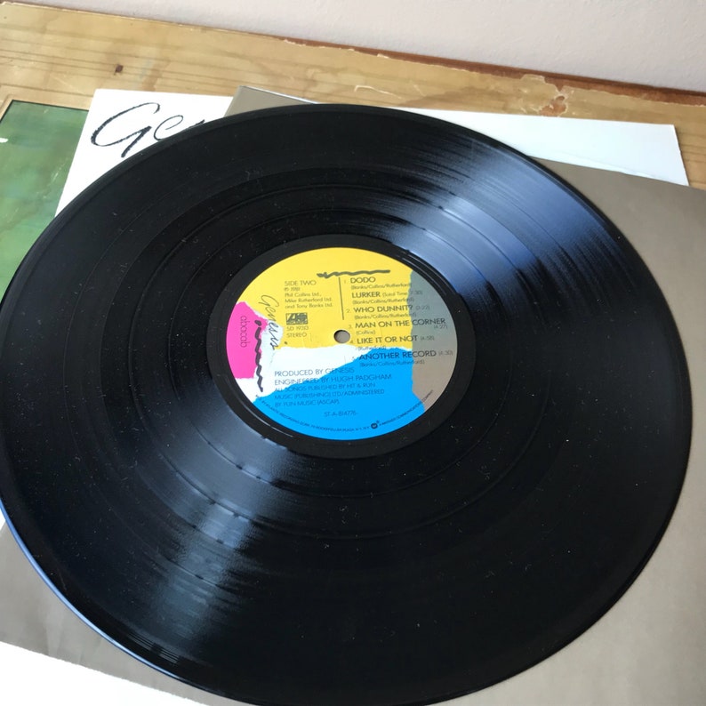 Genesis Album Abacab Vintage Vinyl 1981 Phil Collins Mike - Etsy