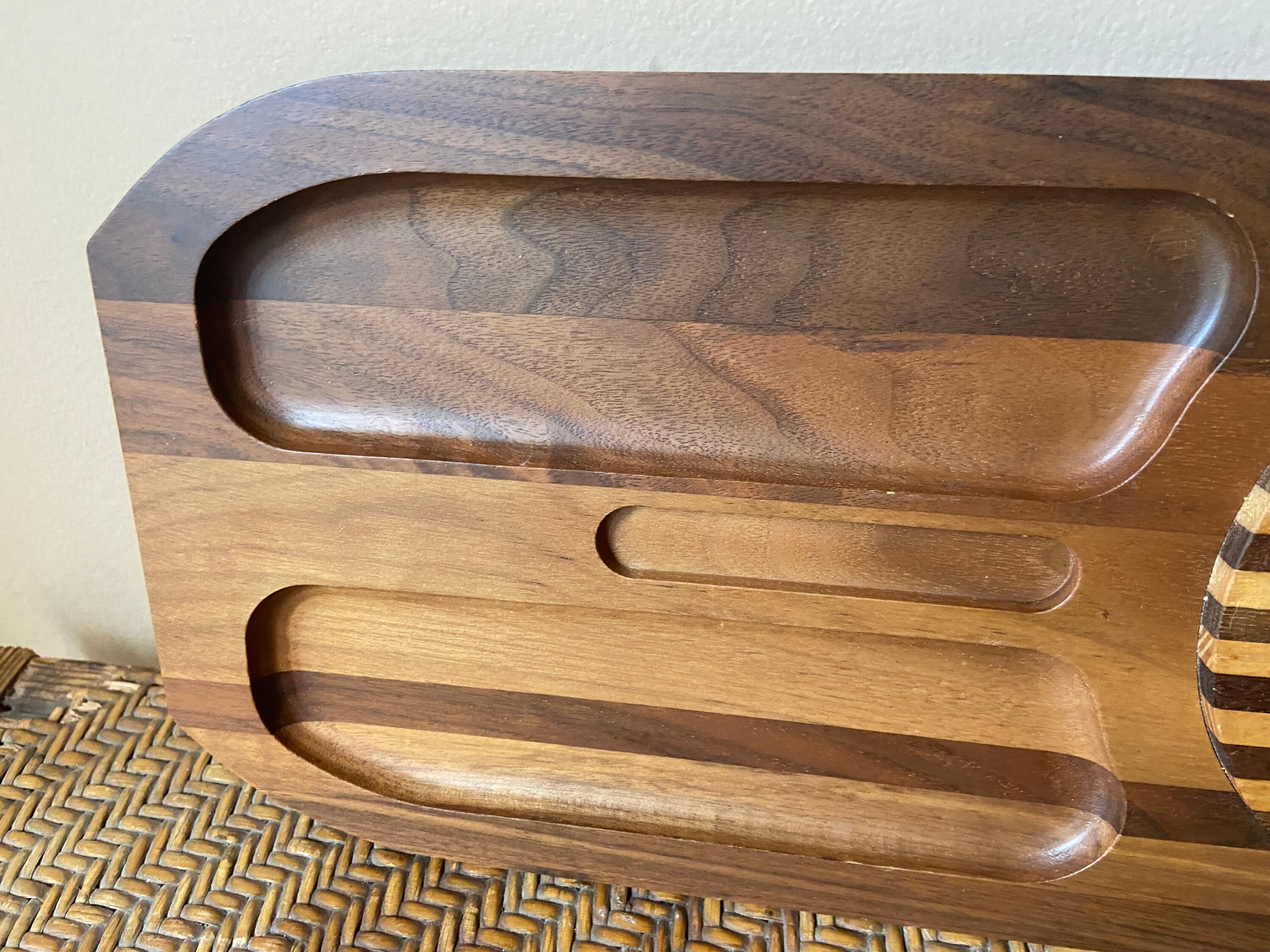 70s Serving Tray Vintage Good Wood Cheese Tray Teakwood - Etsy