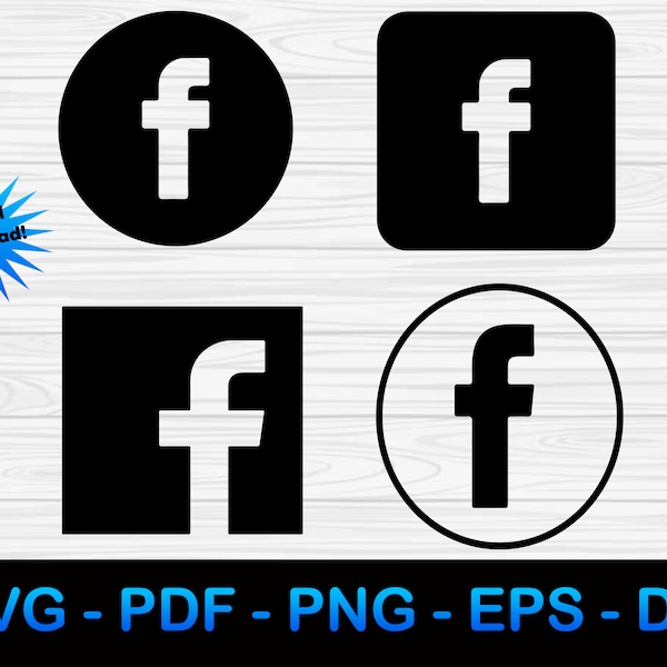 Fb Logo Svg - Etsy