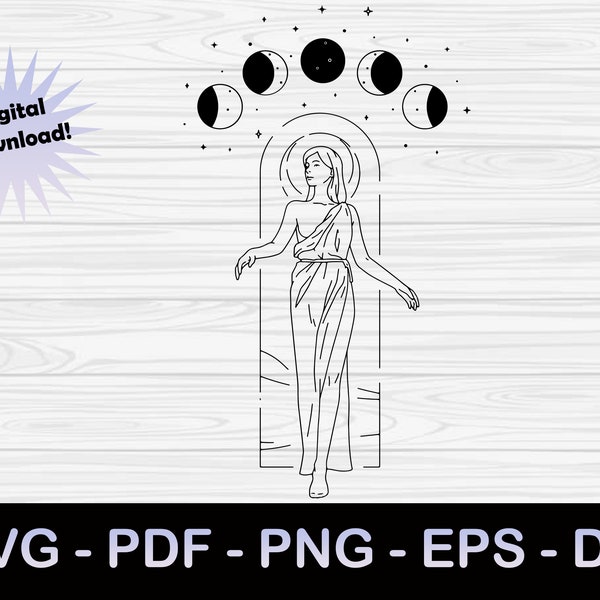 Goddess Svg - Etsy