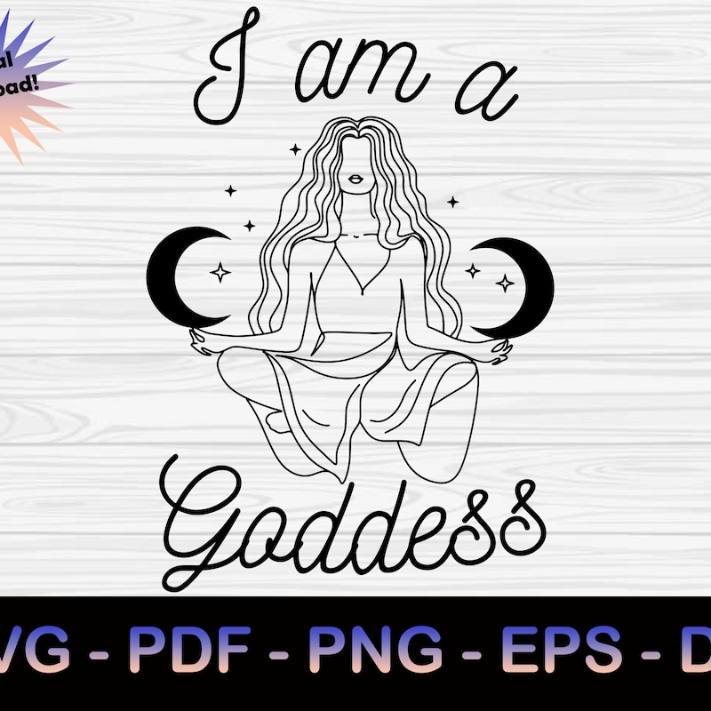Goddess Svg - Etsy