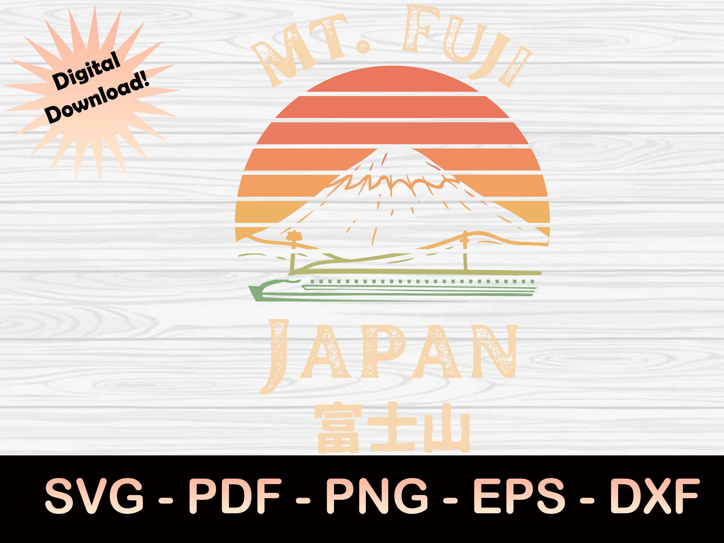 Mt. Fuji SVG Japan SVG Fuji-san SVG Japanese Svg svg - Etsy New Zealand