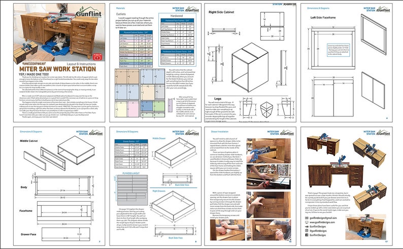 PLANS for Modular Miter Saw Station - Etsy