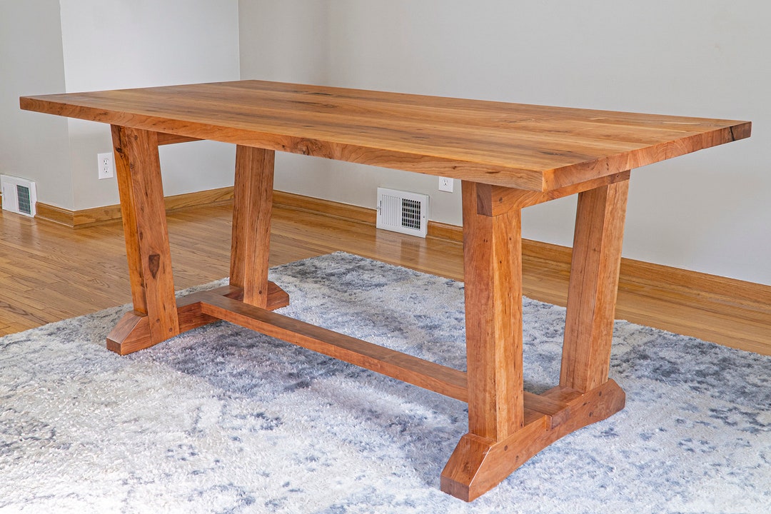 Trestle Table PLANS - Collapsible Dining Table - Etsy