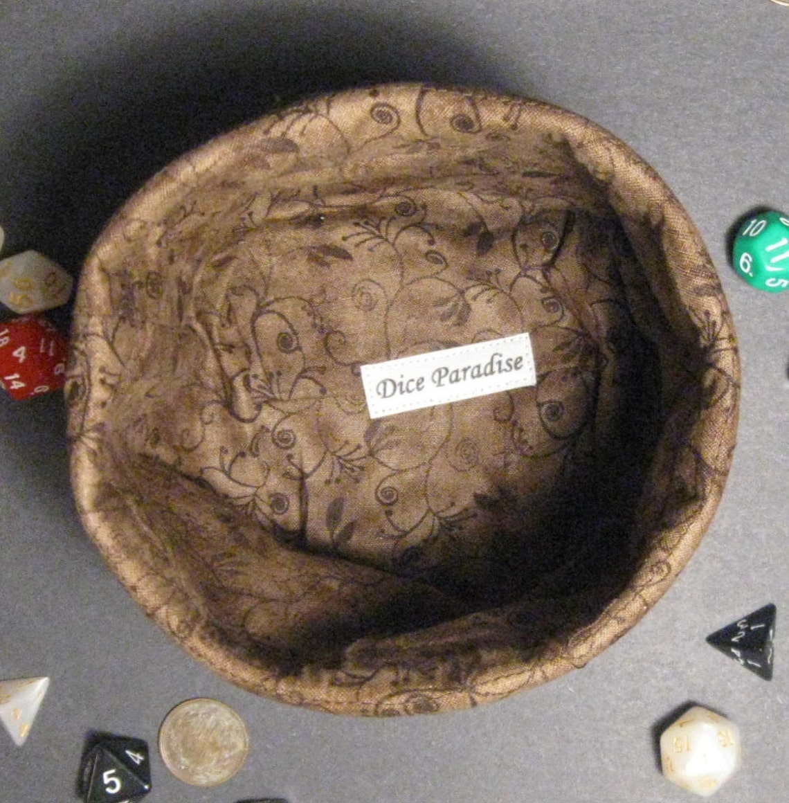 Dice Game Bag Leather Large Dice Bag of Holding Drawstring - Etsy