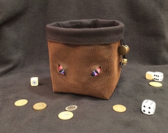 Leather Dice Bag | Etsy