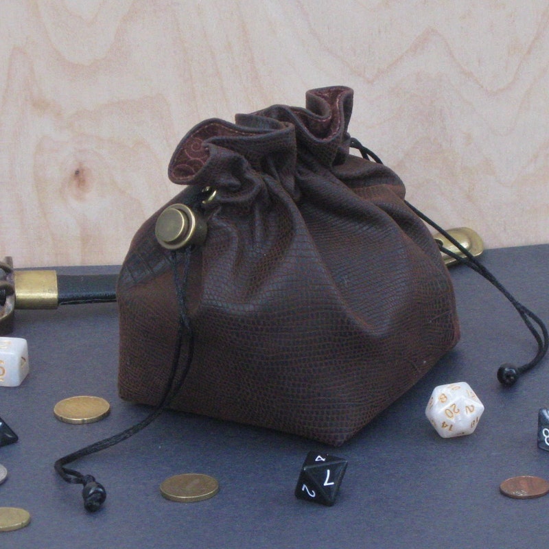 Leather Dice Bag - Etsy