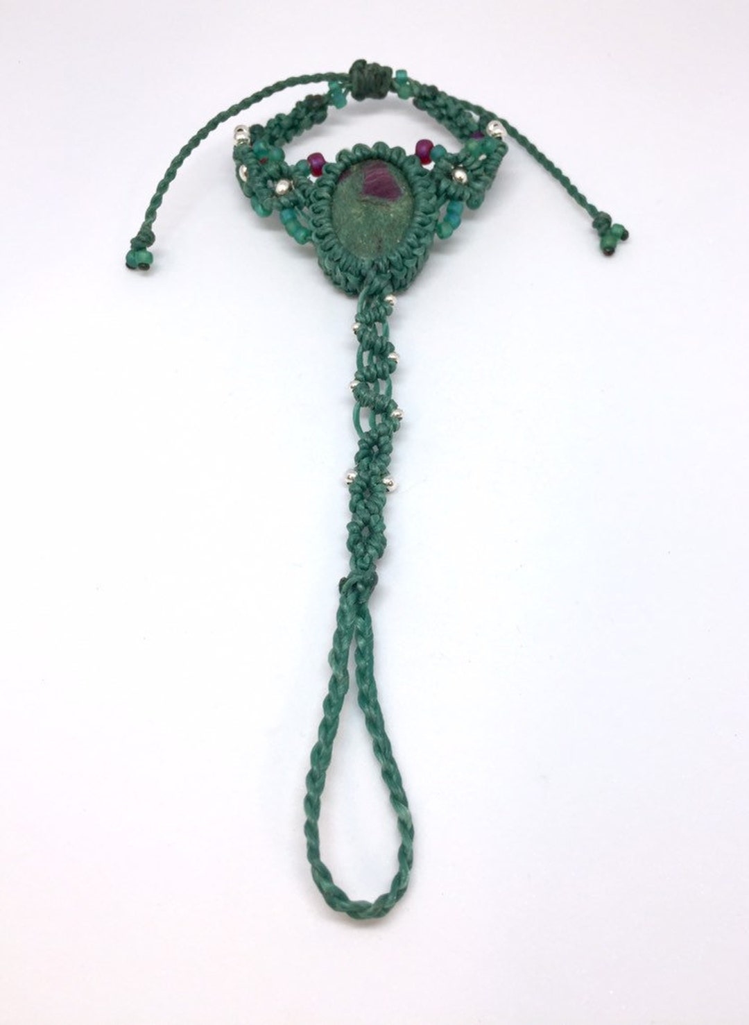 Ruby Fuschite Hand Amulet - Etsy