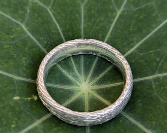 Handcrafted Cuttlefish Cast Ring: Unique Textured Jewelry for Everyone ...