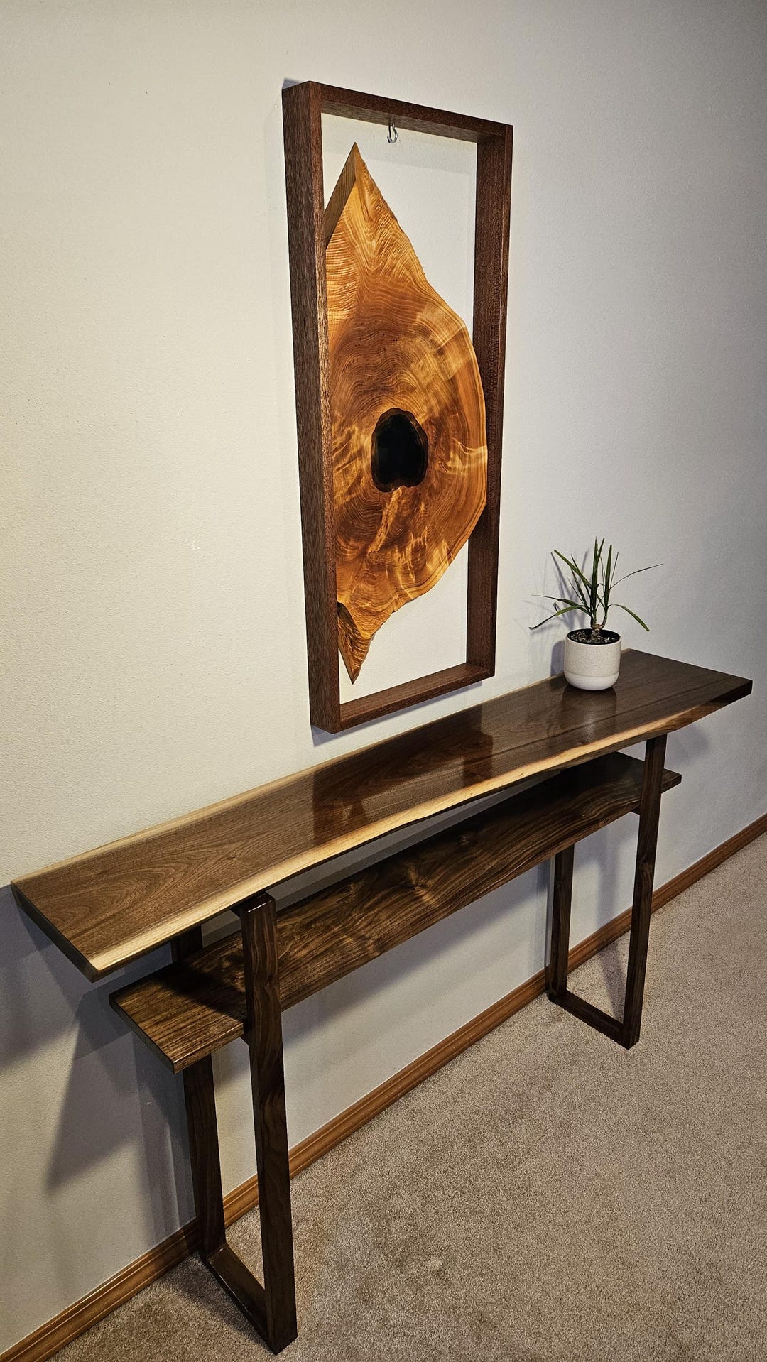 Solid Wood Console & Entryway Table #3 - Etsy