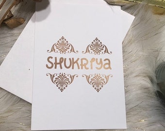 Hindi Thank You Card - Etsy