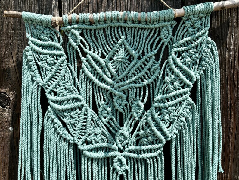 Macrame Lotus Flower Wall Hanging - Etsy