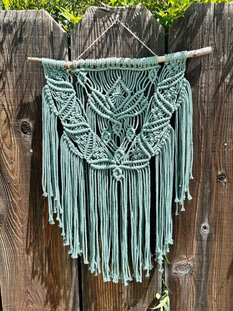 Macrame Lotus Flower Wall Hanging - Etsy