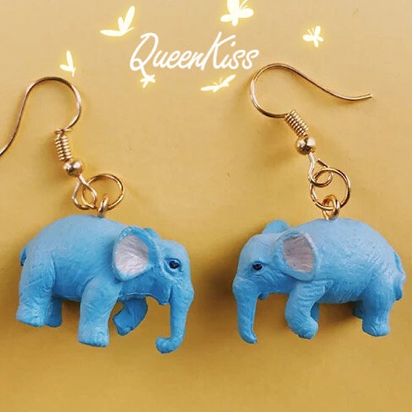 Light Blue Elephant - Etsy