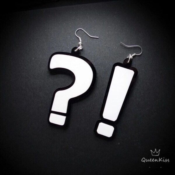 Question Mark Earrings - Etsy