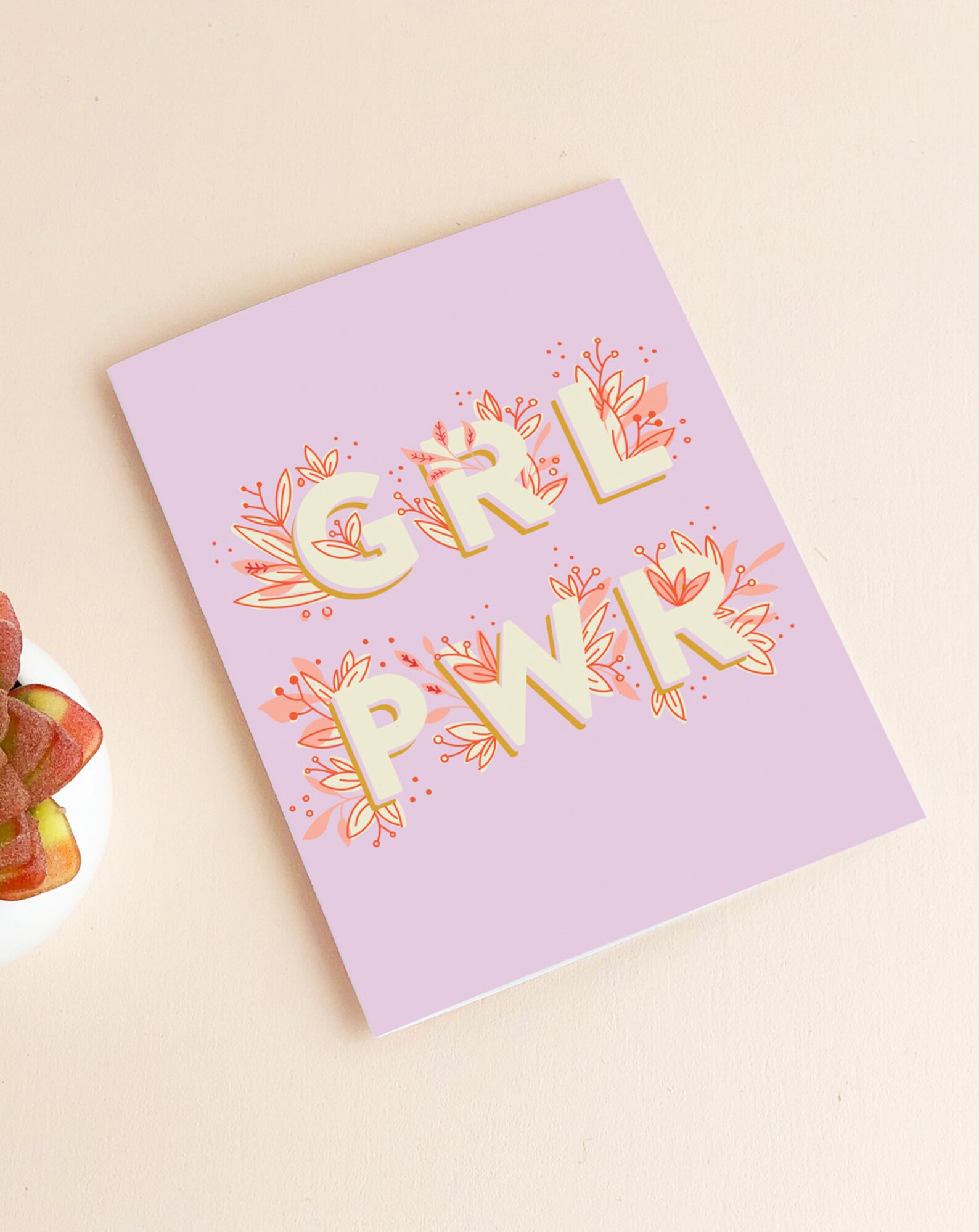 Girl Power Card GRL PWR - Etsy