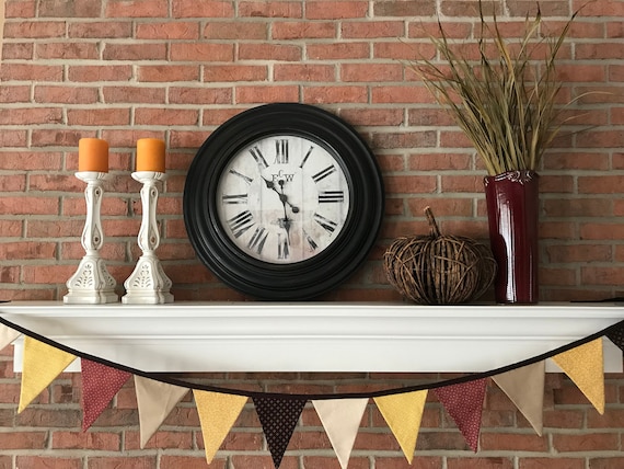 Fall Bunting Autumn Wall Decor Fall Birthday Party Decor | Etsy