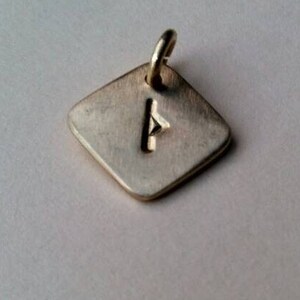 Thurisaz Thorn Thurs T Rune Pendant Runes Jewelry Runic Amulet Talisman ...