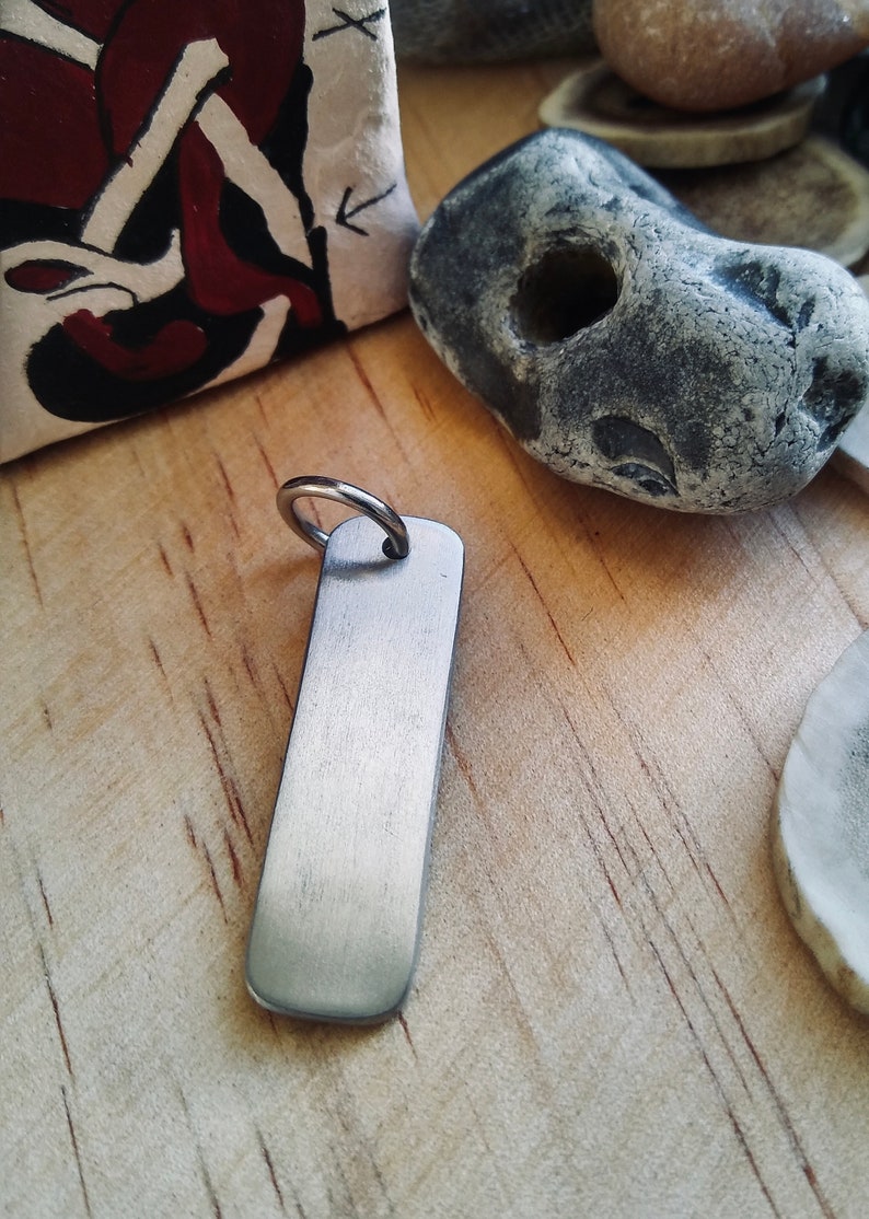 LOKI Handforged Rune Necklace Titanium Pagan Amulet Norse - Etsy UK