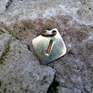 Rune Necklace is Isa I Runes. Elder Futhark Norse Runes. Viking Jewelry ...