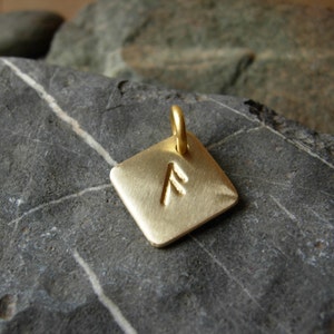 Ansuz Rune Pendant Ass Odin's Rune Messenger's Rune - Etsy