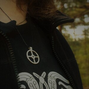 Norse Sun Cross Silver. Sun Wheel Pendant. Celtic Norse Jewellery Pagan ...