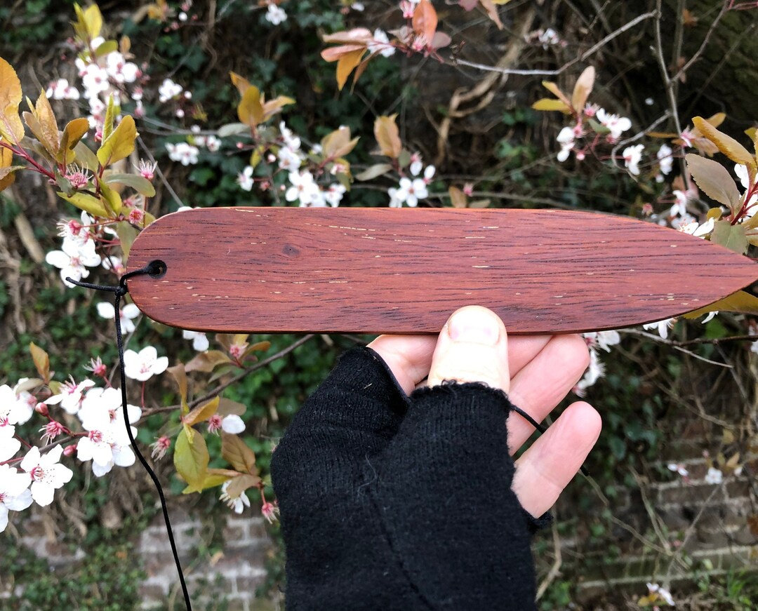 Ancient Sound Tool Mahogany Wood Bullroarer Brummer Skraeling Viking ...