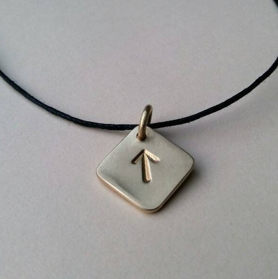 Teiwaz Rune Tyr Tiw Handmade Runic Pendant Amulet Pagan | Etsy